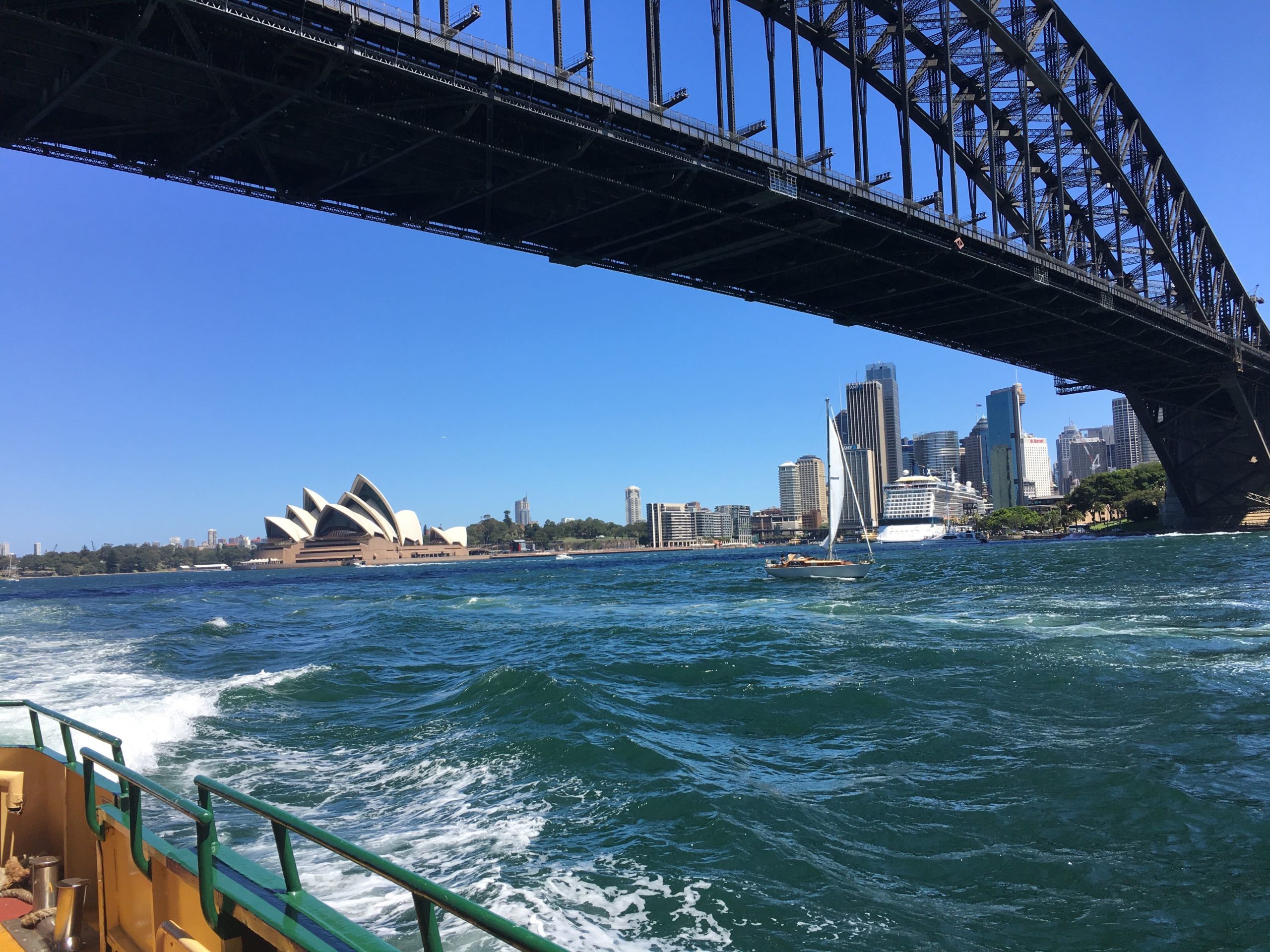 From ferry – Writer on Deck